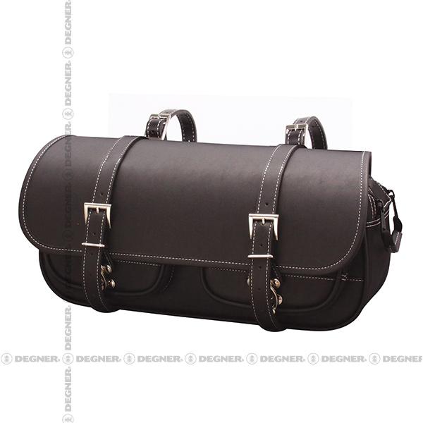 【カラー/サイズ】ブラック / H21×W42×D14（cm）　【商品説明】【材質】PVC（合成皮革）、ナイロン ●付属品：取付けベルト：2本、専用レインカバー ●容量：12L