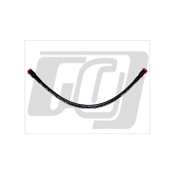 ブレーキホース ブラックフィッティング43インチ ステンメッシュブラックコートフィッティング:ブラック 長さ:109.2cm（フィッティングを除く）（フィッティング部1.5cmx2）別途バンジョが必要になります。高品質のブレーキホースです。...