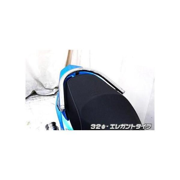 ■受注生産商品となっており、商品手配後 2週間程度入荷にお時間を頂きます。■　　車体に沿うように低くデザインされているのでボディラインにフィットし、かつ極太の32mm径のステンレスパイプを採用しましたので、存在感、目立ち度は抜群です！仕上げ...