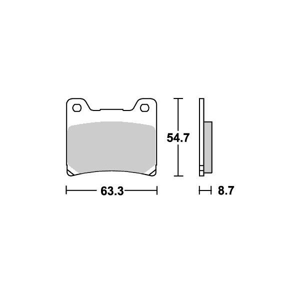 【適合車種】TDM850（92〜96年）4EP1-3 4EP-000101〜、TDM850（98〜99年）5GG1/2 RN03J