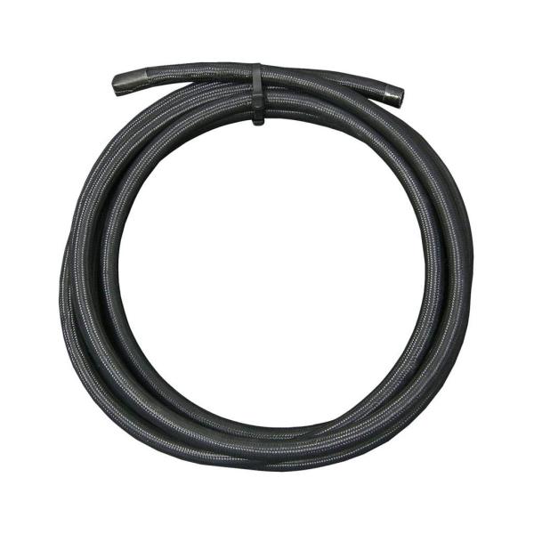 【適合】汎用　【商品説明】色：ブラック ●サイズ：内径　3/8インチ（約9.5mm） ●外径　約16mm（布部分含まず） ●※実測の数値と若干のずれがある場合がございます。 ●素材：布＆ゴム ●内容物：耐圧ホース×10cm ●注意事項：10...