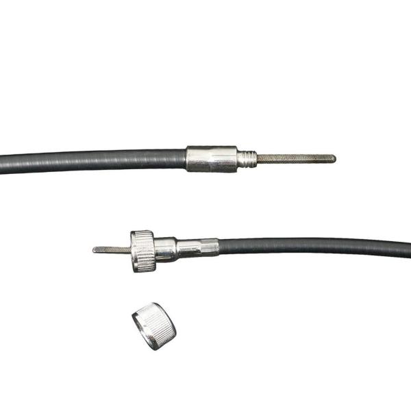 【適合】汎用　【商品説明】色：アウター部：ブラック　金属部：素地 ●サイズ：46-1/2インチ（約1181mm） ●トップナットサイズ：5/8-18及び16mm ●素材：アウター部：ビニール　金属部：スチール ●内容物：ケーブル本体×1 ●...