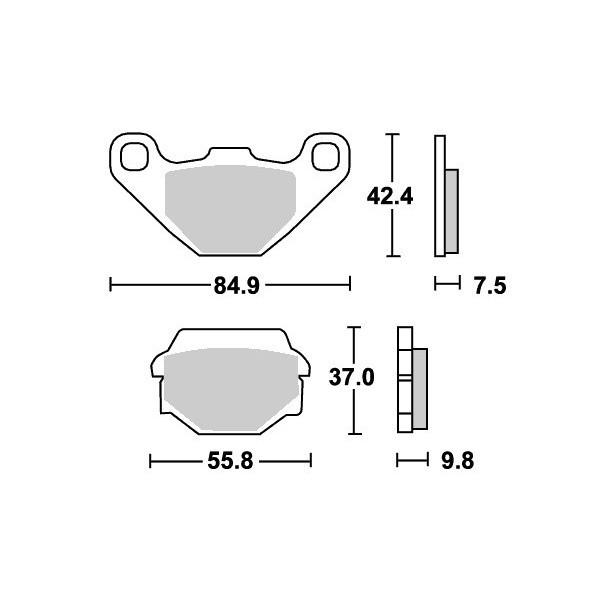 【適合車種】KSR-2　【適合型式】KMX80B1/B2/B3/B4/B5/B6（MX080B-000001〜）　【適合年式】91〜98年