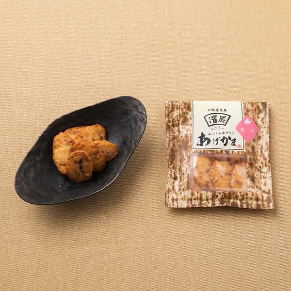 【発売日：2017年11月01日】新鮮な白身魚の魚肉すり身に、たこをふんだんに練りこんで揚げたおつまみサイズのあげかまです。老舗職人がすべて手造りしています。味わい深く、ご飯のお供にも、お酒のおつまみにも相性抜群の逸品です。