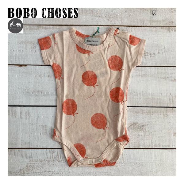【BOBO CHOSES】    　ビンテージ感のある色あいに、BOBOらしいデザインの柄が可愛いロンパース。オーガニックコットンの優しい肌さわりが気持ちいい一枚です。size6-12M(74cm)着丈　cm/身幅　cm/裄丈　cm12-1...