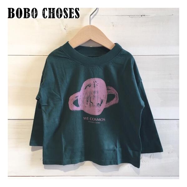 【BOBO CHOSES】　ヨーロッパ特有の雰囲気のあるカラーに遊びごごろあるイラストが可愛いTシャツです！size2-3Y(98cm)着丈　38cm/胸囲　68cm/裄丈　42cm4-5Y(110cm)着丈　39cm/胸囲　72cm/裄丈...