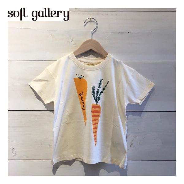 【soft　gallery】オーガニックコットンのなめらかで伸びのいい素材が着心地いいＴシャツです。可愛い優しいイラストにほっこりします。size4Y着丈　42cm/胸囲　74cm/裄丈　30cm5Y着丈　44cm/胸囲　75cm/裄丈　3...