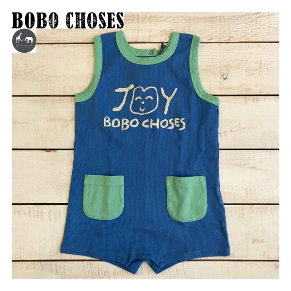 【BOBO CHOSES】　ヨーロッパ特有の雰囲気のあるカラーに遊びごごろあるイラストが可愛いロンパースです！size24Months(92cm)素材オーガニックコットン94%  エレステン4%【BOBO CHOSES / ボボショーズ】2...