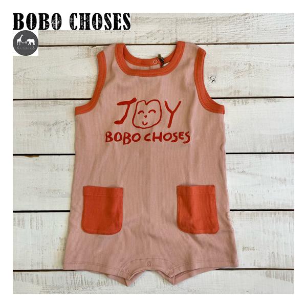【BOBO CHOSES】　ヨーロッパ特有の雰囲気のあるカラーに遊びごごろあるイラストが可愛いロンパースです！size24Months(92cm)素材オーガニックコットン94%  エレステン4%【BOBO CHOSES / ボボショーズ】2...