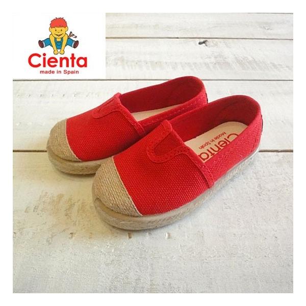 【Cienta】スニーカー スリッポン　子供/スニーカー　RED レッド春夏仕様のシンプルでスタンダードなかたちのスリッポンスニーカー。ソールはゴム素材で滑りにくいです。インソールはなんと香りつき。size21/12.5cm22/13cm2...