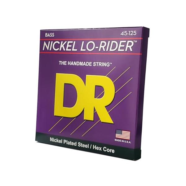 【商品概要】DR NICKEL LO-RIDER シリーズ 5弦 ベース用セット弦スタイル：5STRING LITEゲージ：45-65-85-105-125コア：ヘクスコアワウンド：ニッケルプレートワウンド【商品説明】【商品詳細】ブランド：...
