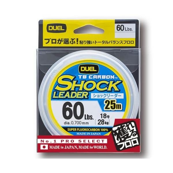 【商品概要】素材:フロロカーボン/全長:25m/18号/60lbナチュラルクリア標準強力:60Lbs.ジャストストッパー付き【商品説明】【商品詳細】ブランド：DUEL(デュエル)商品種別：スポーツ＆アウトドア商品名：DUEL(デュエル) フ...