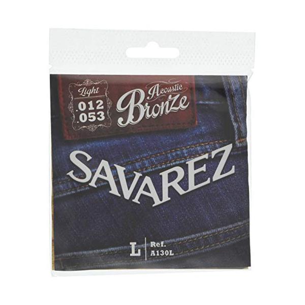 【商品概要】アコースティックギター用弦【商品説明】【商品詳細】ブランド：Savarez商品種別：楽器・音響機器商品名：SAVAREZ サバレス / A130L Bronze Light ブロンズ ライト 12-53 アコギ弦製造元：SAVA...