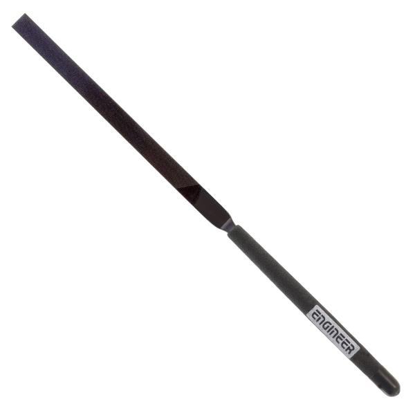 【商品概要】精密ヤスリ(目の粗さ:♯3)全長:200mm重量:21g断面形状:平刃渡り:100mm幅:7.21cmあたりの山数:38サビに強い特殊な黒染めで表面処理を行っています。【商品説明】【商品詳細】ブランド：ENGINEER商品種別：...