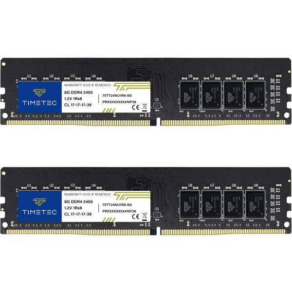 【商品概要】容量 ? 16GB KIT(8GBx2枚) / スピード ? DDR4 2400MHz(PC4-19200) / 電圧 ? 1.2V / フォームファクタ ? 288 Pin UDIMM / 特徴 ? Non-ECC Unbuf...