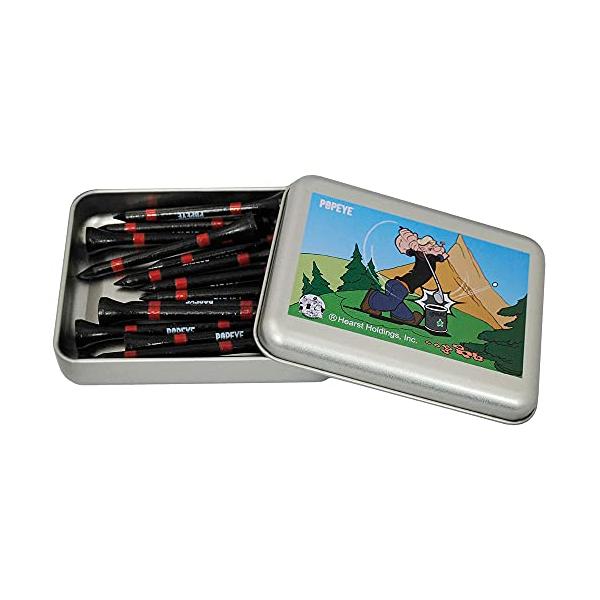 【商品概要】本体:約70mm、20本入り素材(ティ):白木素材(缶ケース):ブリキ発売年・モデルイヤー: 2021【商品説明】【商品詳細】ブランド：Lezax商品種別：スポーツ＆アウトドア商品名：レザックス ゴルフティ ポパイ 缶入りウッド...