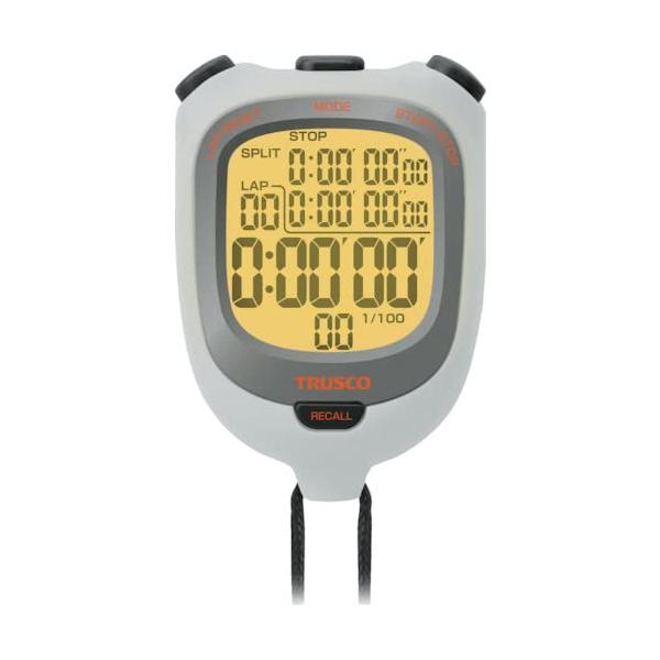 【商品概要】●最大計時：9時間59分59秒●最小計時(秒)：1/100●電源：リチウムイオン電池(CR2032)×1個(別売)●ラップ/スプリット最大計測時間：9時間59分59秒●ラップ/スプリット最大記録数：100回●アラーム鳴動時間：約...