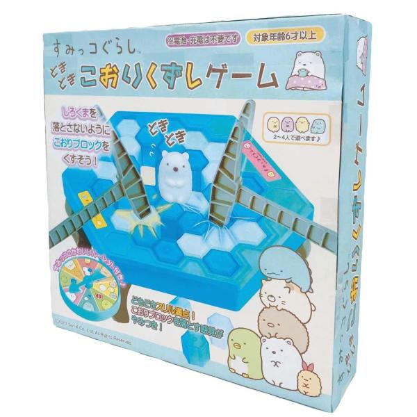 【商品概要】電池不使用/対象年齢6歳以上/2〜4人用/セット内容(しろくま：1個・ルーレット：1個・ブロック青/白：各19個・フィールド：1個・ハンマー：2個・フィールドの足：4個)【商品説明】【商品詳細】ブランド：ユニック商品種別：おもち...