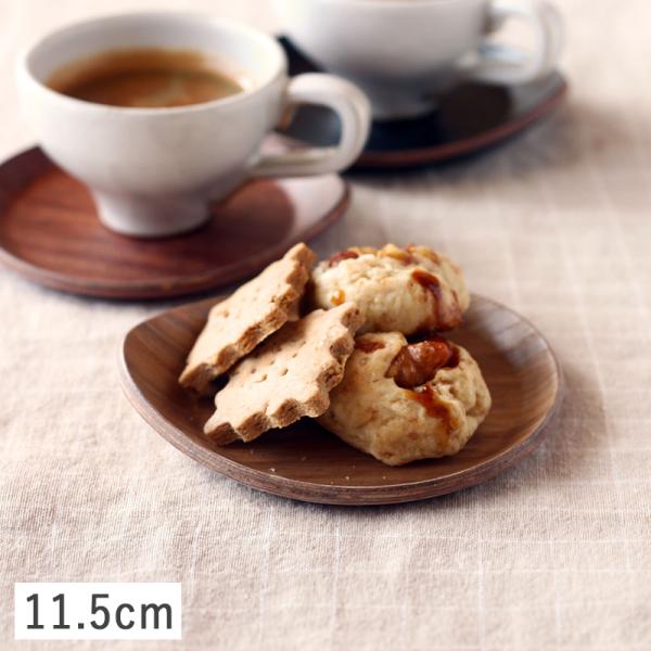 耳付きコースター 11.5cm 全3色 木製3色からお好きなカラーをお選びください。【内容量】コースター　1枚　【サイズ】11.5cm×10.3cm×高さ2.1cm 平らな部分の直径8cm 重量43g材質:天然木合板/ウレタン塗装MADE ...