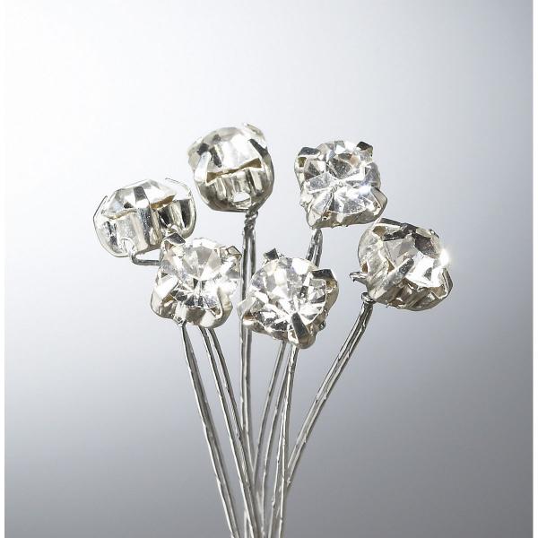 【商品番号：001-10578】/【VAR：459】4958556838980/165-3250-2/2013年5月新商品/15seijin-010/20250408MTフラワーピック パール・ダイヤピック【クレイ】