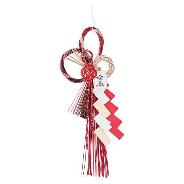 【商品番号：002-46870】/【VAR：30868】date20250610しめ縄・正月飾り しめ縄リース完成品