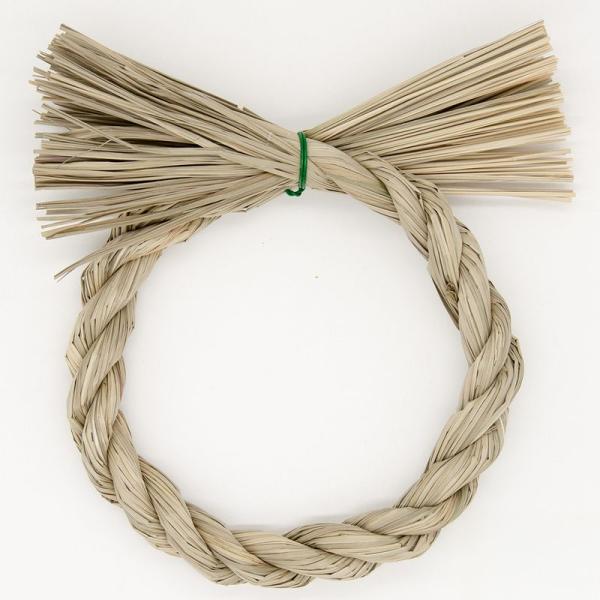 【商品番号：028-02323】/【VAR：88158】date20251016しめ縄・正月飾り しめ縄リース土台(天然素材)