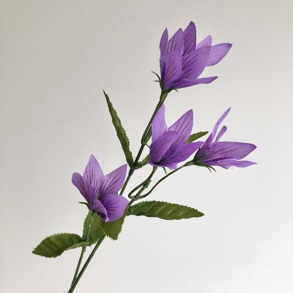 【商品番号：030-59137】/【VAR：72042】20230117new/su_wabana/oda2025_0603造花 花材「か行」 キキョウ（桔梗）【横浜ディスプレイミュージアム】