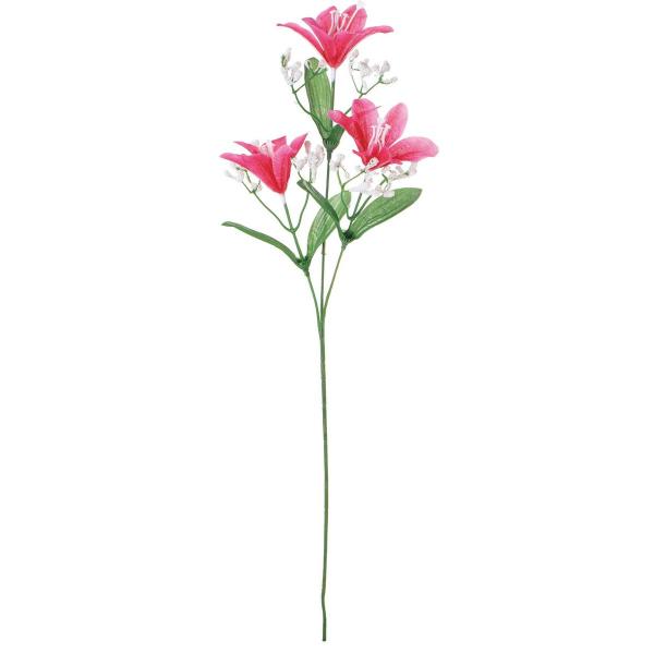 【商品番号：030-59611】/【VAR：72110】20230117new造花 花材「や行」 ユリ（百合）・リリー