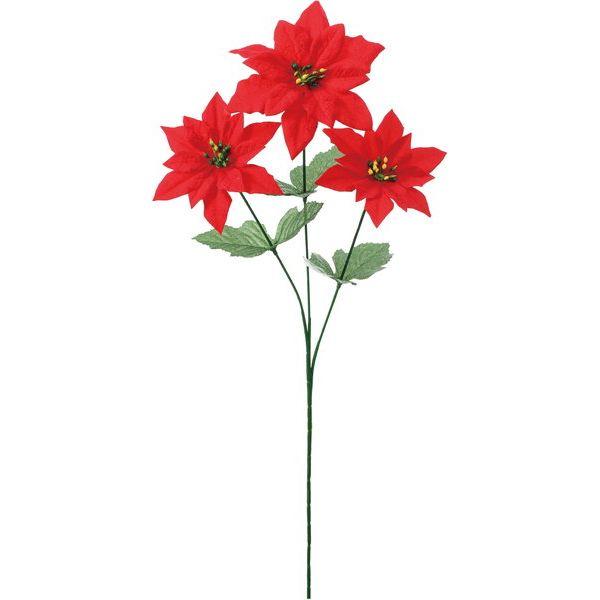 【商品番号：030-59864】/【VAR：】20230707new/ydym23aw14/color20230919/saimatu-p造花 花材「は行」 ポインセチア