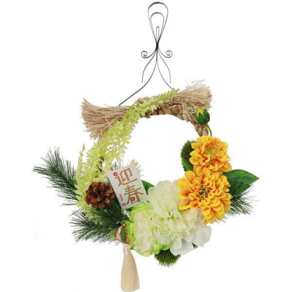 【商品番号：030-60175】/【VAR：】date20231013しめ縄・正月飾り しめ縄リース完成品