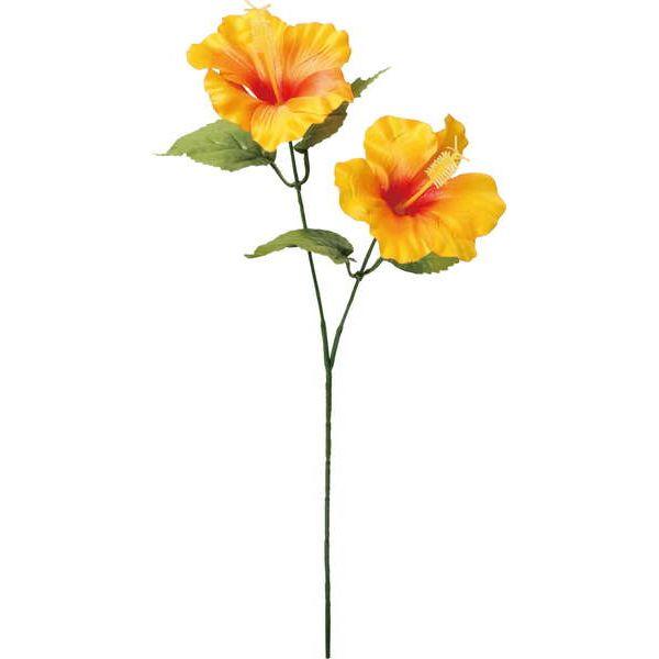 【商品番号：030-62440】/【VAR：83879】date20250211造花 花材「は行」 ハイビスカス【横浜ディスプレイミュージアム】