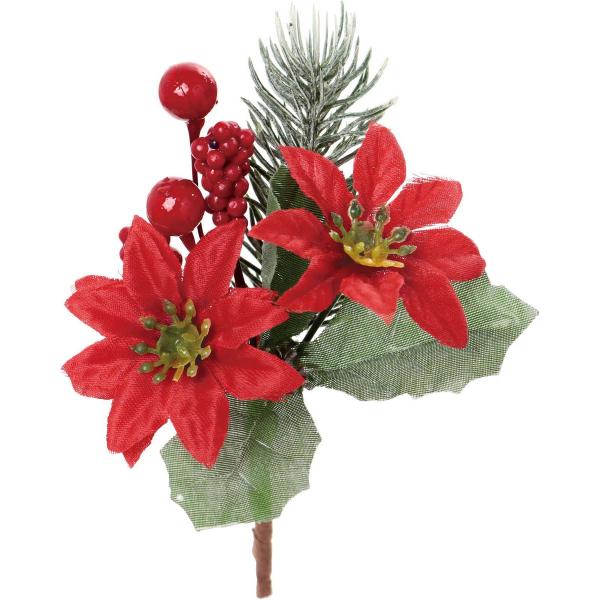 【商品番号：030-63040】/【VAR：】date20250728造花 花材「は行」 ポインセチア