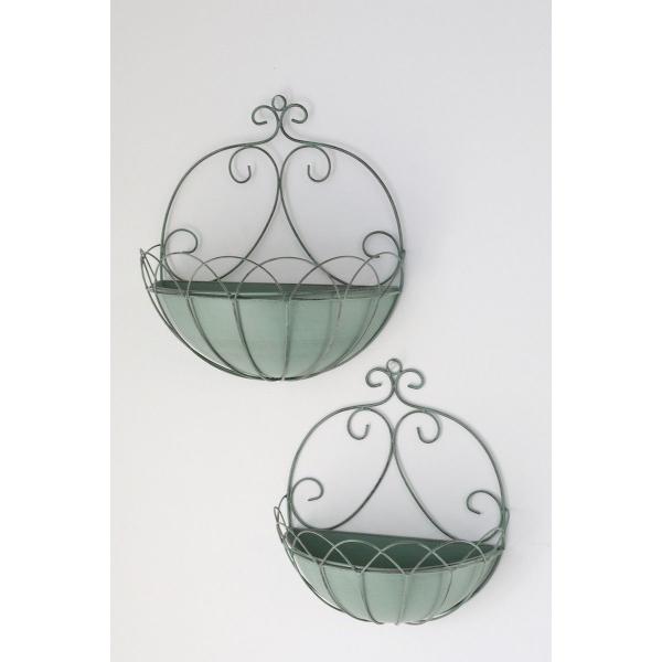 【商品番号：045-06443】/【VAR：23143】date20240109/999color10174園芸用品 植木鉢・フラワーポット アイアン・ブリキ鉢【コベントガーデン】