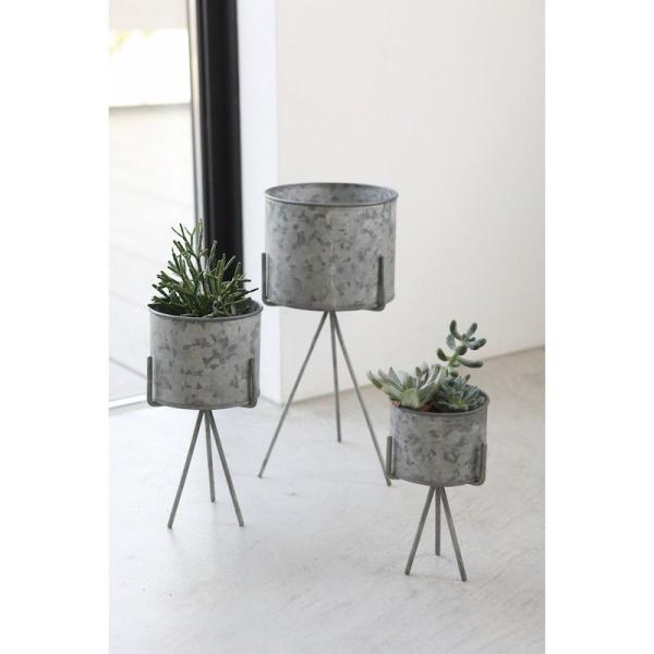 【商品番号：045-06878】/【VAR：75121】date20250113園芸用品 植木鉢・フラワーポット アイアン・ブリキ鉢【コベントガーデン】