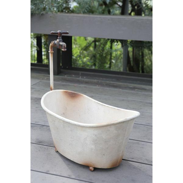 【商品番号：045-07611】/【VAR：32138】date20260120園芸用品 植木鉢・フラワーポット アイアン・ブリキ鉢【コベントガーデン】