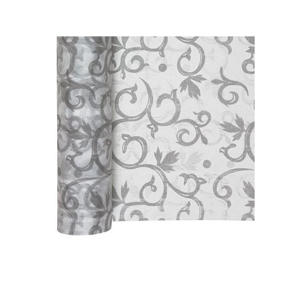 【商品番号：048-10518】/【VAR：2474】シルバー・グレー//8626-03/4962616438195ラッピングペーパー(包装紙) 不織布【青山リボン】