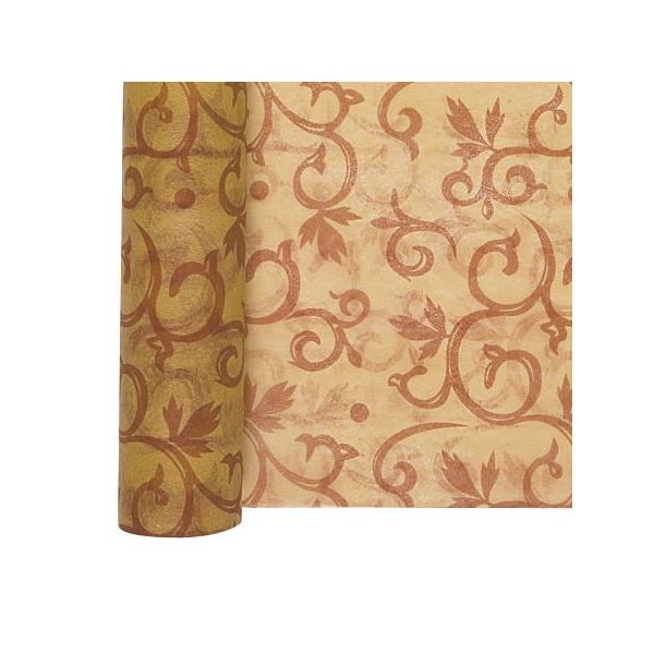 【商品番号：048-10522】/【VAR：2474】ブラウン//8626-19/4962616438232ラッピングペーパー(包装紙) 不織布【青山リボン】