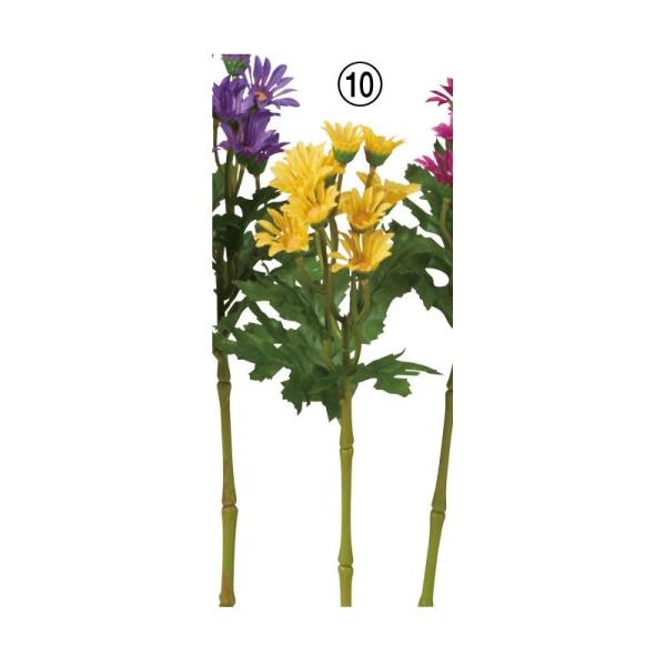 【商品番号：051-30746】/【VAR：80716】date20240221/造花 花材「か行」 キク（菊）・ピンポンマム【アスカ】