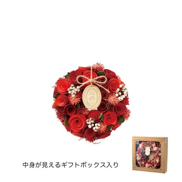 【商品番号：055-12906】/【VAR：23285】date20250121フラワーリース・花リース完成品 ドライフラワーリース【GREENHOUSE】