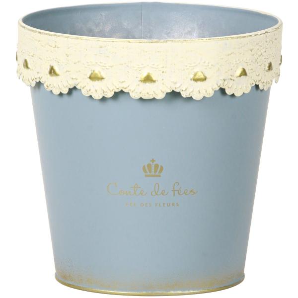 【商品番号：070-03757】/【VAR：80585】date20240227園芸用品 植木鉢・フラワーポット アイアン・ブリキ鉢【SG Wonder zone】