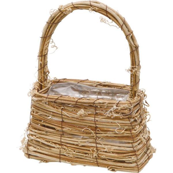 【商品番号：071-01566】/【販売単位】2個 ※表示価格は、この単位での金額となります/【VAR：58902】20191031new/かご・バスケット 花かご・フラワーバスケット【NatureDesigns】