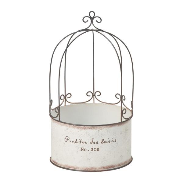 【商品番号：077-15697】/【VAR：17279】20210217new/yuzenlot/yuuzen-SOPHIA園芸用品 植木鉢・フラワーポット アイアン・ブリキ鉢【大橋新治商店】