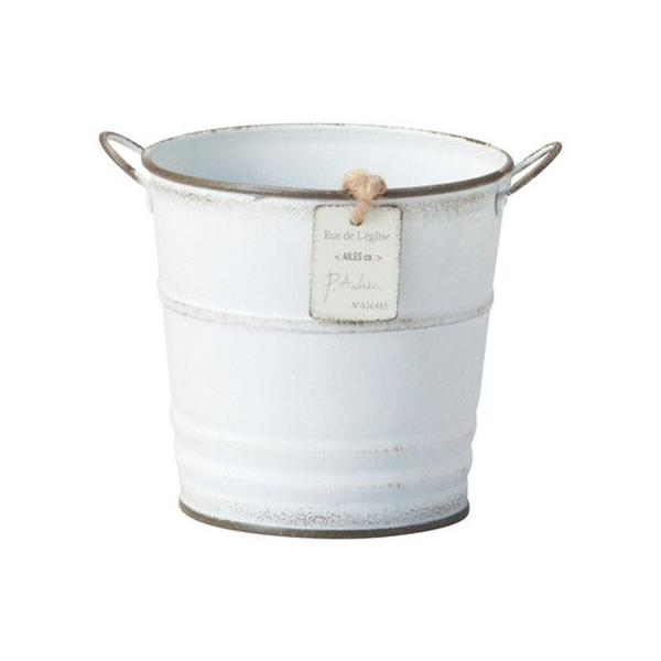 【商品番号：077-23308】/【VAR：74865】date20241002園芸用品 植木鉢・フラワーポット アイアン・ブリキ鉢【友膳】