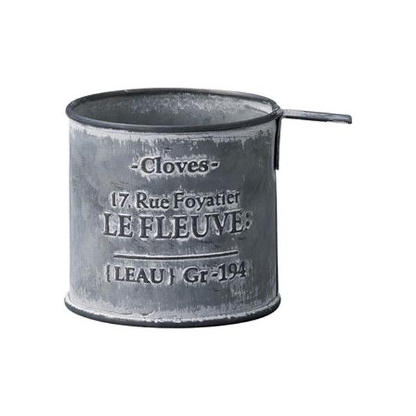 【商品番号：077-23422】/【VAR：74869】date20241002園芸用品 植木鉢・フラワーポット アイアン・ブリキ鉢