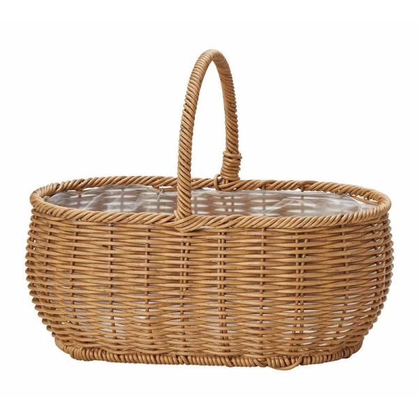 【商品番号：077-23676】/【VAR：75472】date20250303かご・バスケット フェイク素材バスケット【友膳】