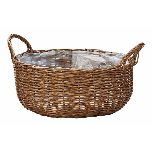 【商品番号：077-23749】/【VAR：75473】date20250303かご・バスケット フェイク素材バスケット【友膳】