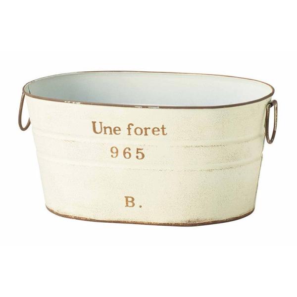 【商品番号：077-23787】/【VAR：75481】date20250303園芸用品 植木鉢・フラワーポット アイアン・ブリキ鉢【友膳】