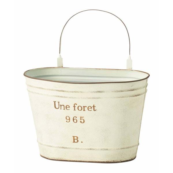 【商品番号：077-23803】/【VAR：75481】date20250303園芸用品 植木鉢・フラワーポット アイアン・ブリキ鉢【友膳】