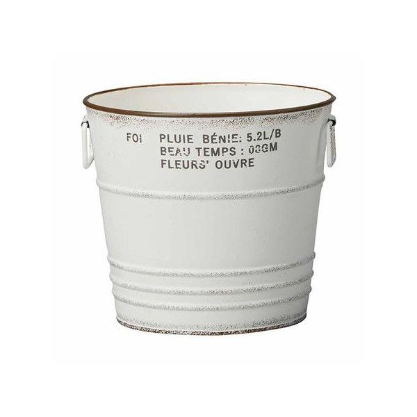 【商品番号：077-24030】/【VAR：75512】date20250303園芸用品 植木鉢・フラワーポット アイアン・ブリキ鉢【友膳】