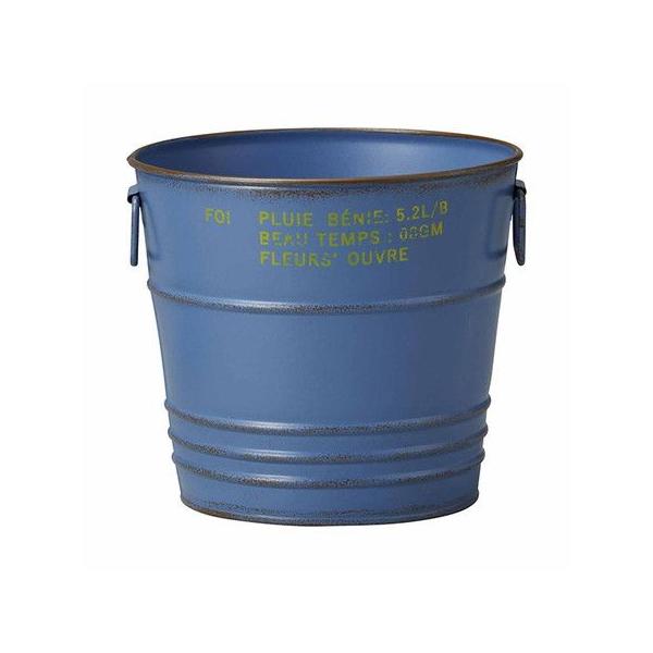 【商品番号：077-24031】/【VAR：24739】date20250303園芸用品 植木鉢・フラワーポット アイアン・ブリキ鉢【友膳】